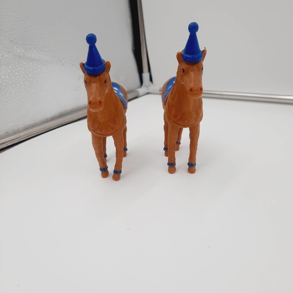 Ankyo | Toys | New Ankyo Development 2 Party Hat Horse Play Cake Topper ...